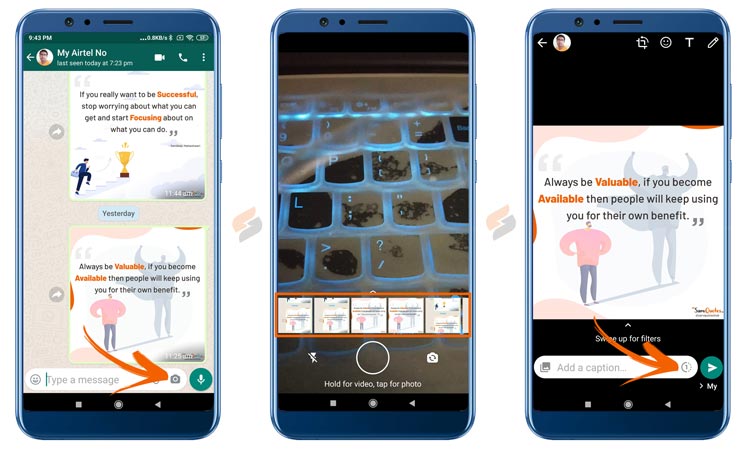 How to use the WhatsApp view once feature? - Tech Specs Mart