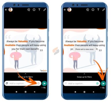 How to use the WhatsApp view once feature? - Tech Specs Mart