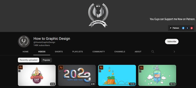 15+ Best YouTube Channels to Learn Adobe illustrator 2023