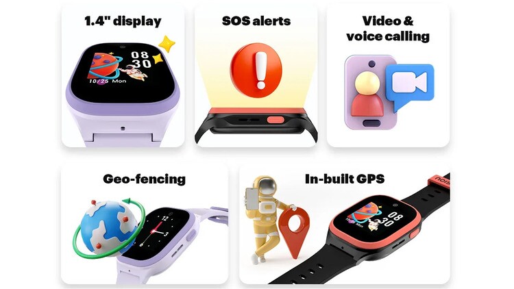 Noise Scout Smartwatch with Video & Audio Calling Feature, in-built GPS ...