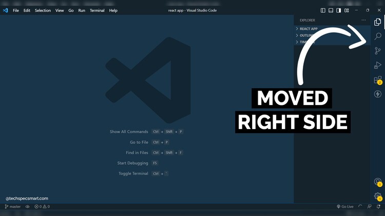 VS Code Sidebar: Left or Right? How to Change the Position - Tech Specs ...
